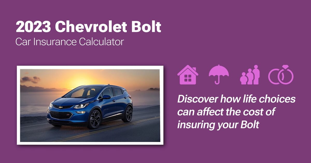 2023 Chevrolet Bolt Car Insurance Calculator: Save Smarter