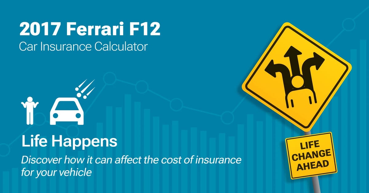 2017 Ferrari F12 Car Insurance Calculator with Rate Review
