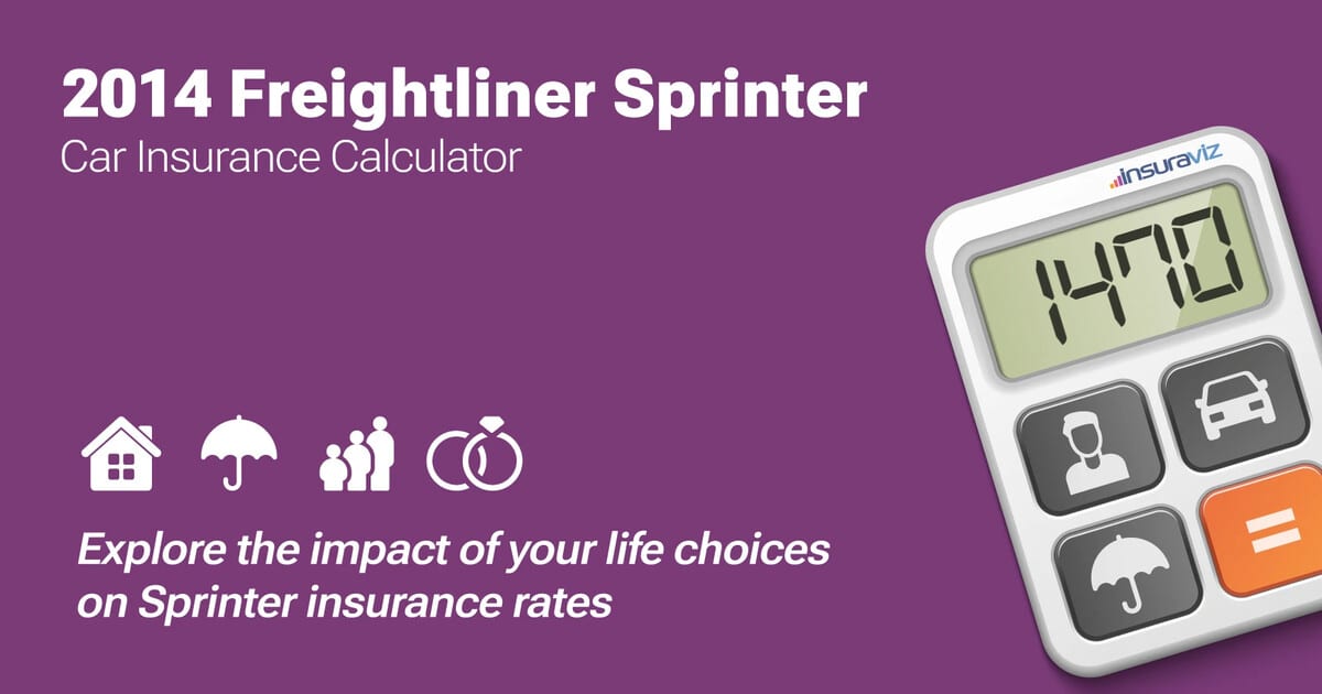 2014 Freightliner Sprinter Car Insurance Calculator