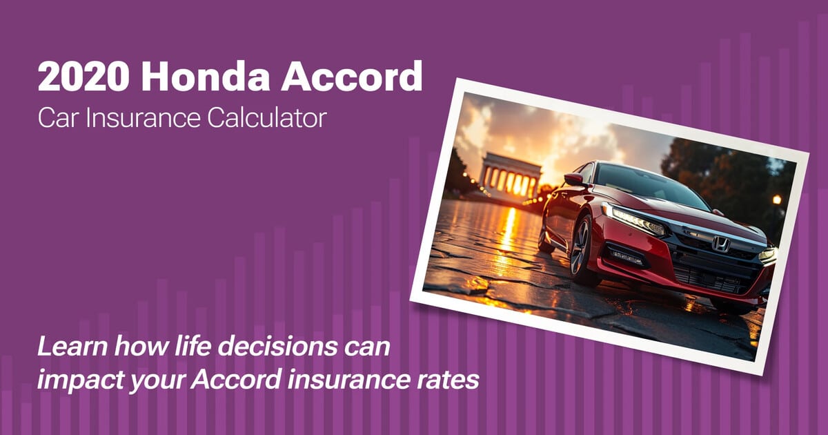 2020 Honda Accord Car Insurance Calculator