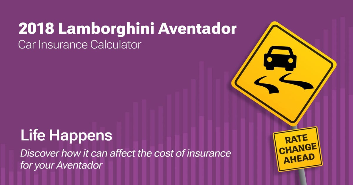 2018 Lamborghini Aventador Car Insurance Calculator