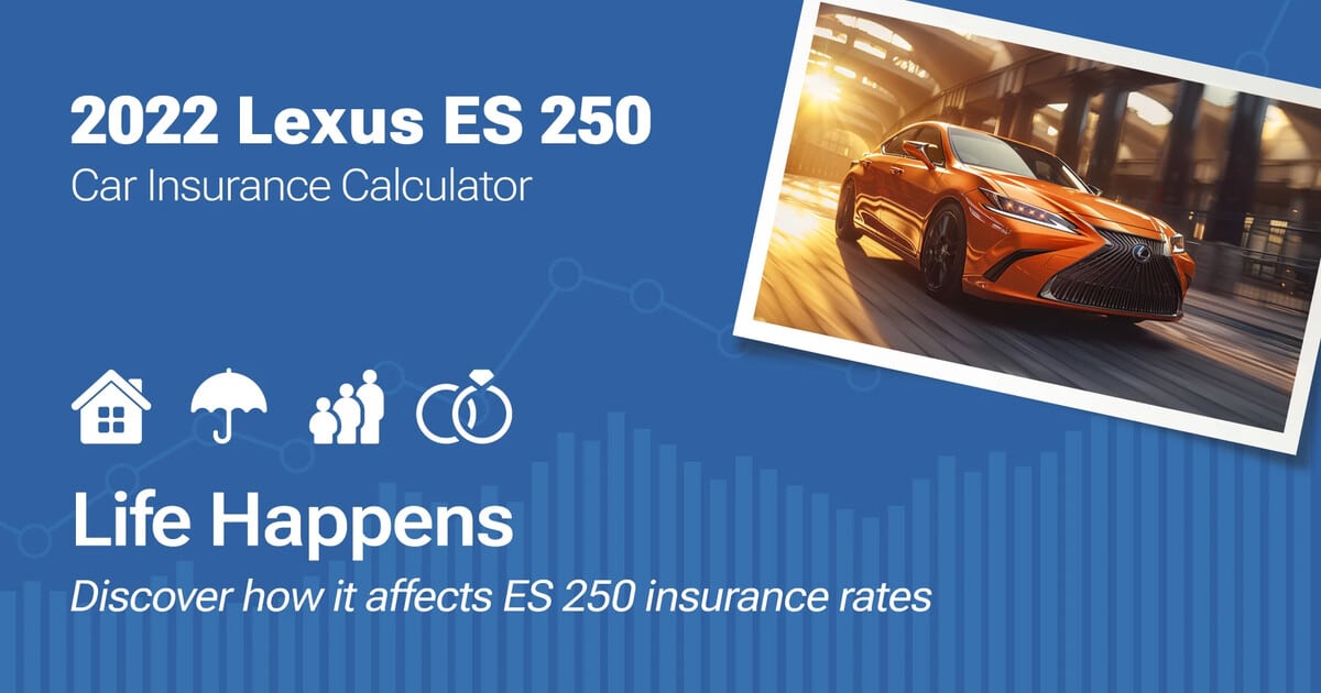2022 Lexus ES 250 Car Insurance Calculator