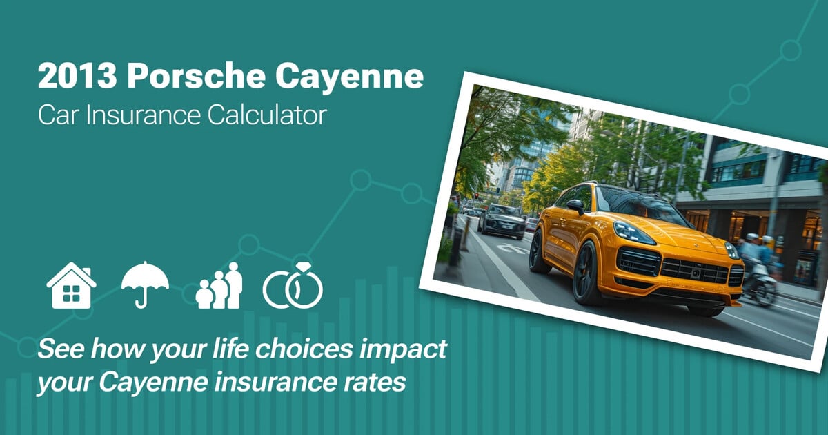 2013 Porsche Cayenne Car Insurance Calculator: Instant Rates