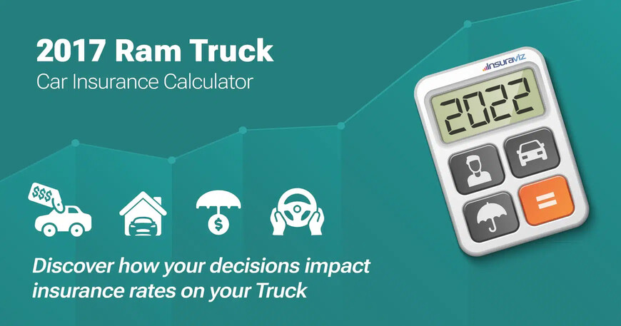 2017 Ram Truck Car Insurance Calculator: Learn How Rates Work