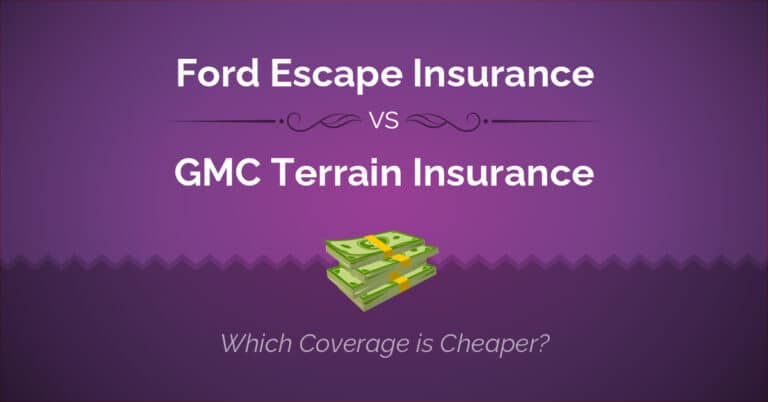 Is Insurance Cheaper on a Ford Escape or GMC Terrain?