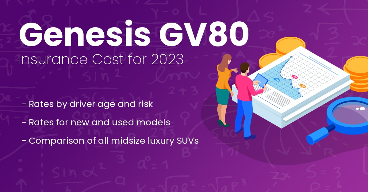 Genesis GV80 Insurance Cost [2023 Rates + Comparisons]