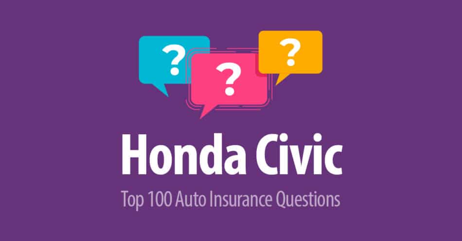 Honda Civic Insurance Cost by Model Year, Driver Age and Trim Level