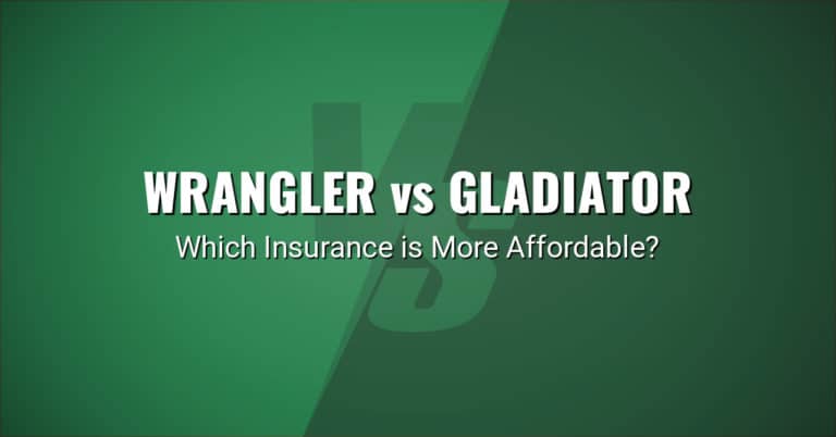 Jeep Wrangler vs Gladiator - Which is Cheaper to Insure?