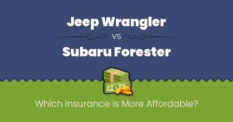 Jeep Wrangler Insurance Cost by Model Year and Trim Level