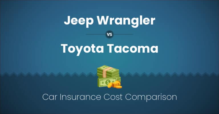 Jeep Wrangler Insurance Cost by Model Year and Trim Level