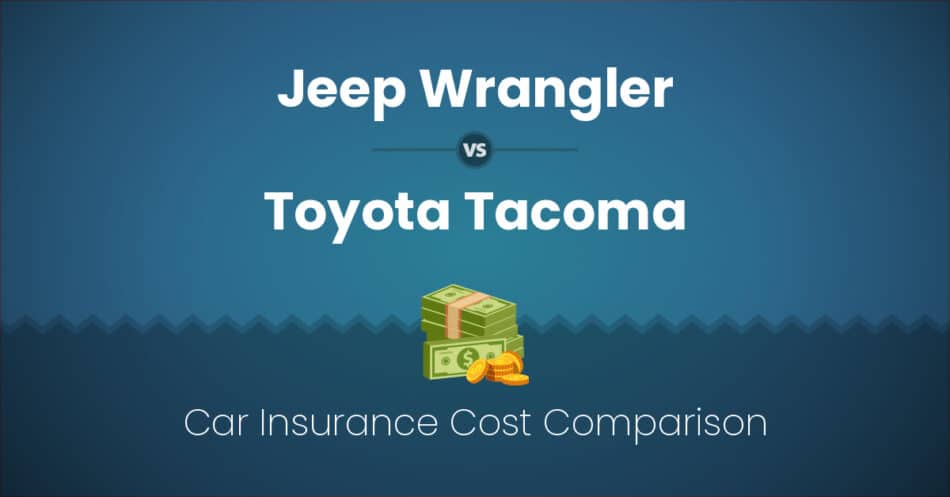 Jeep Wrangler Insurance Cost by Model Year and Trim Level